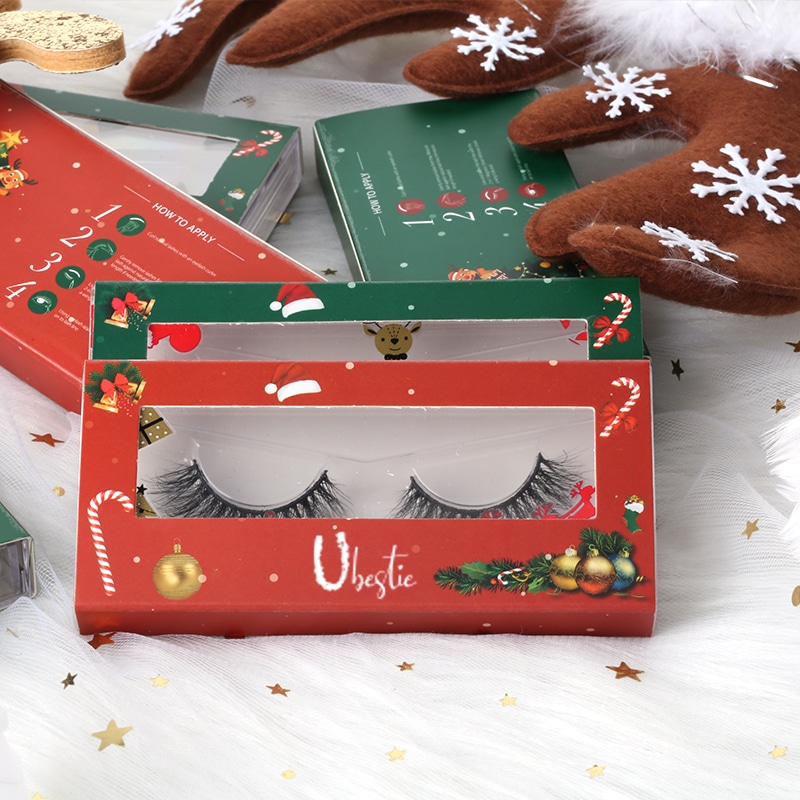 Christmas Eyelash Packaging - lashvenders